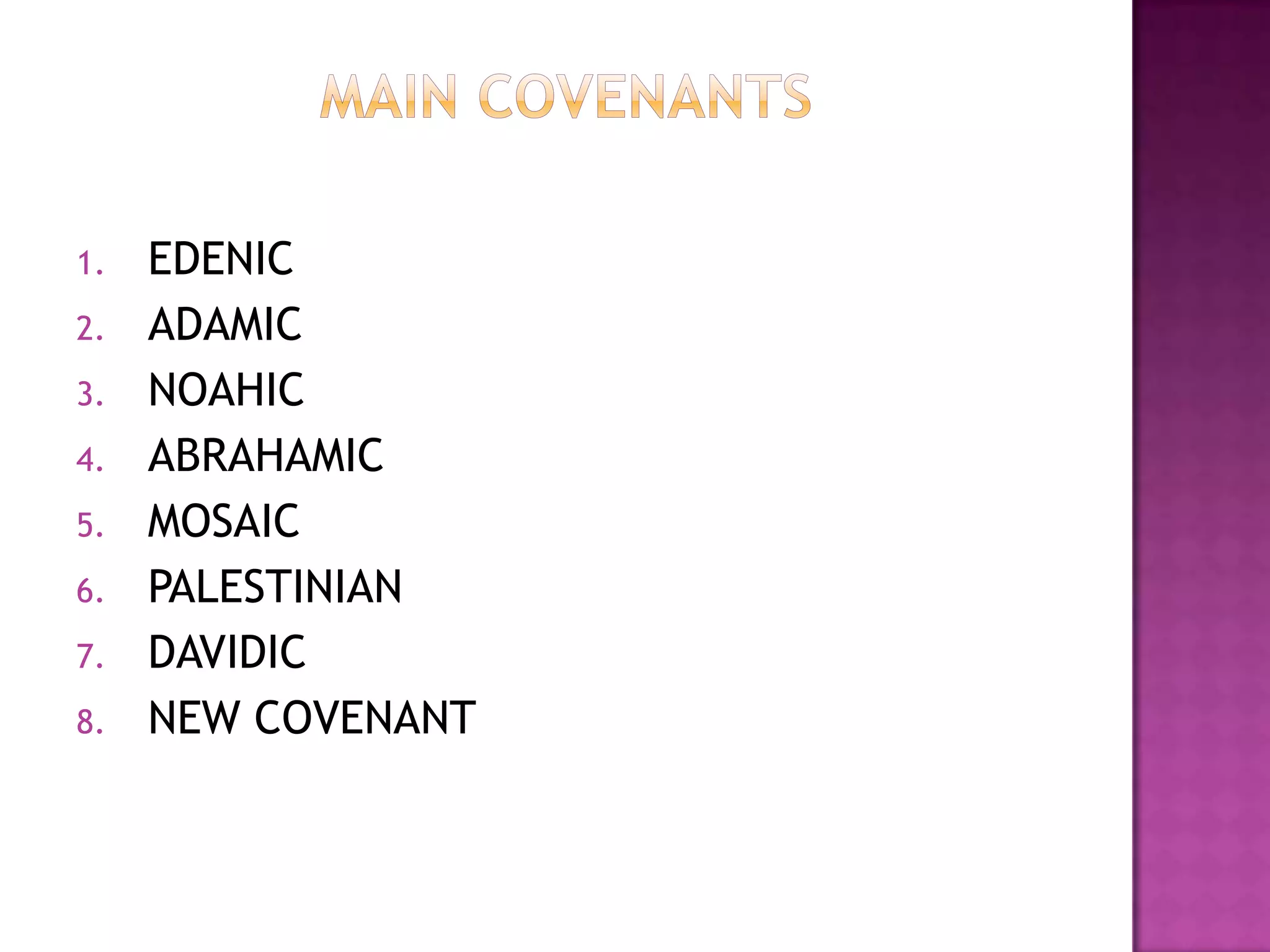 Covenants | PPTX
