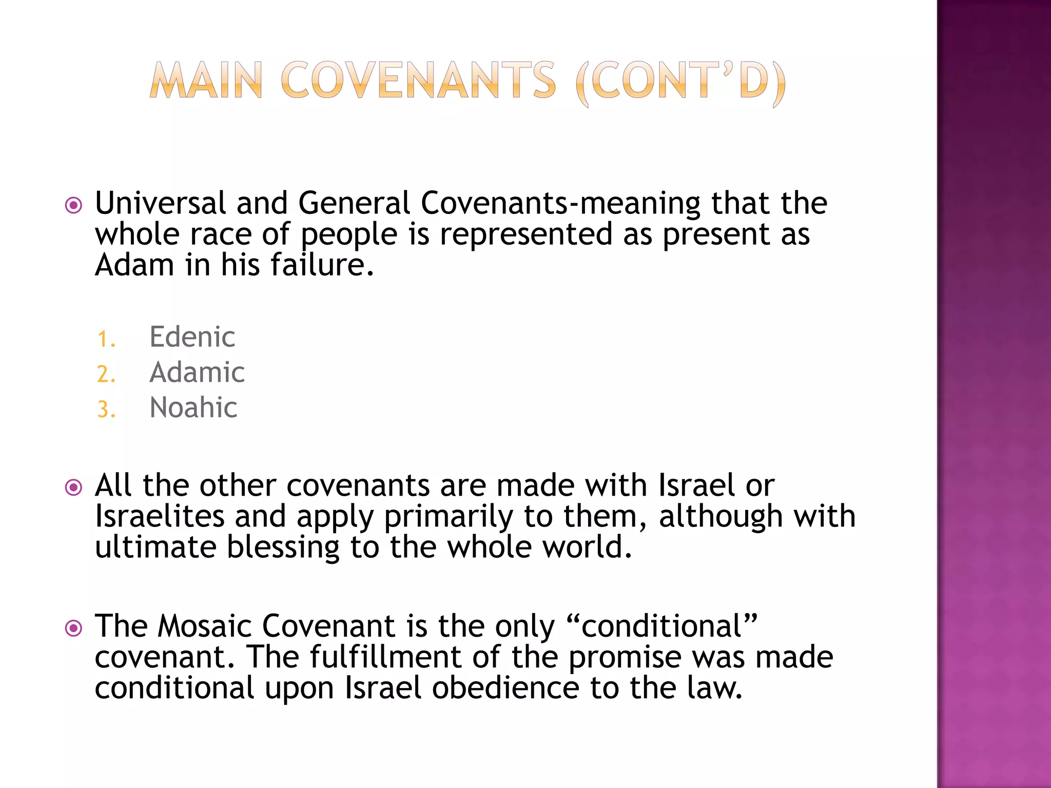 Covenants | PPTX