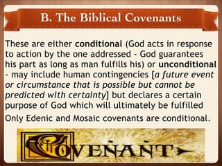 Chafer: Covenants | PDF
