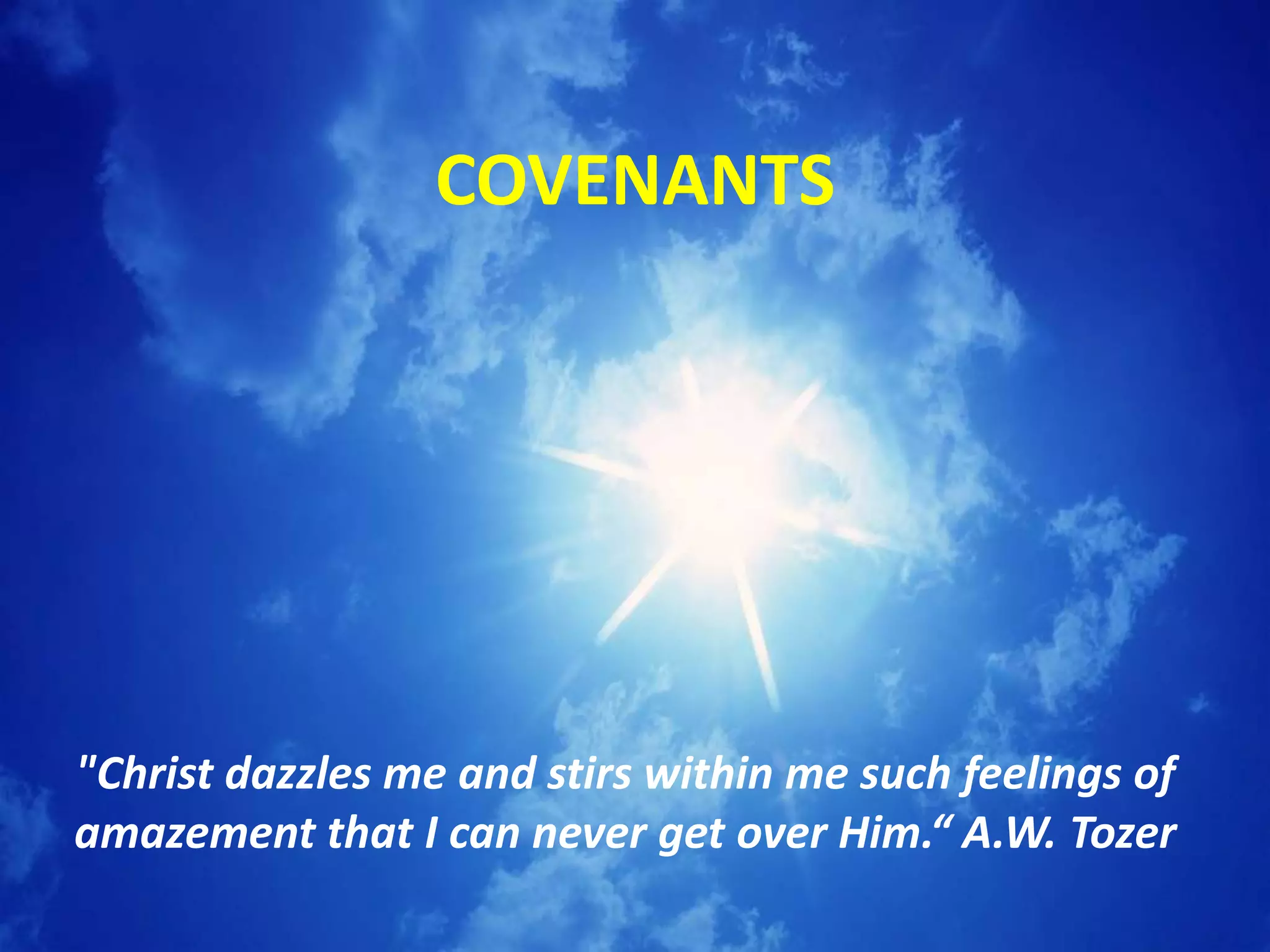 Covenants & Contracts | PPTX | Christianity | Religion & Spirituality