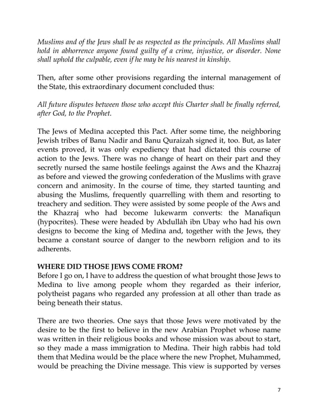 Covenants of the Prophet Mohammad with people of Jesus SUH and Moses ...