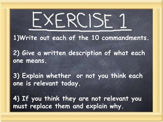 Covenants with moses 2010 | PPTX