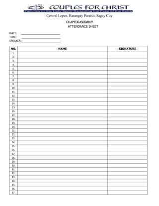 COVENENT ATTENDANCE SHEET SAMPLES CLP.docx