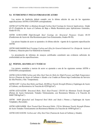 Covenin 1618 1998 estructuras de acero para edificaciones | PDF