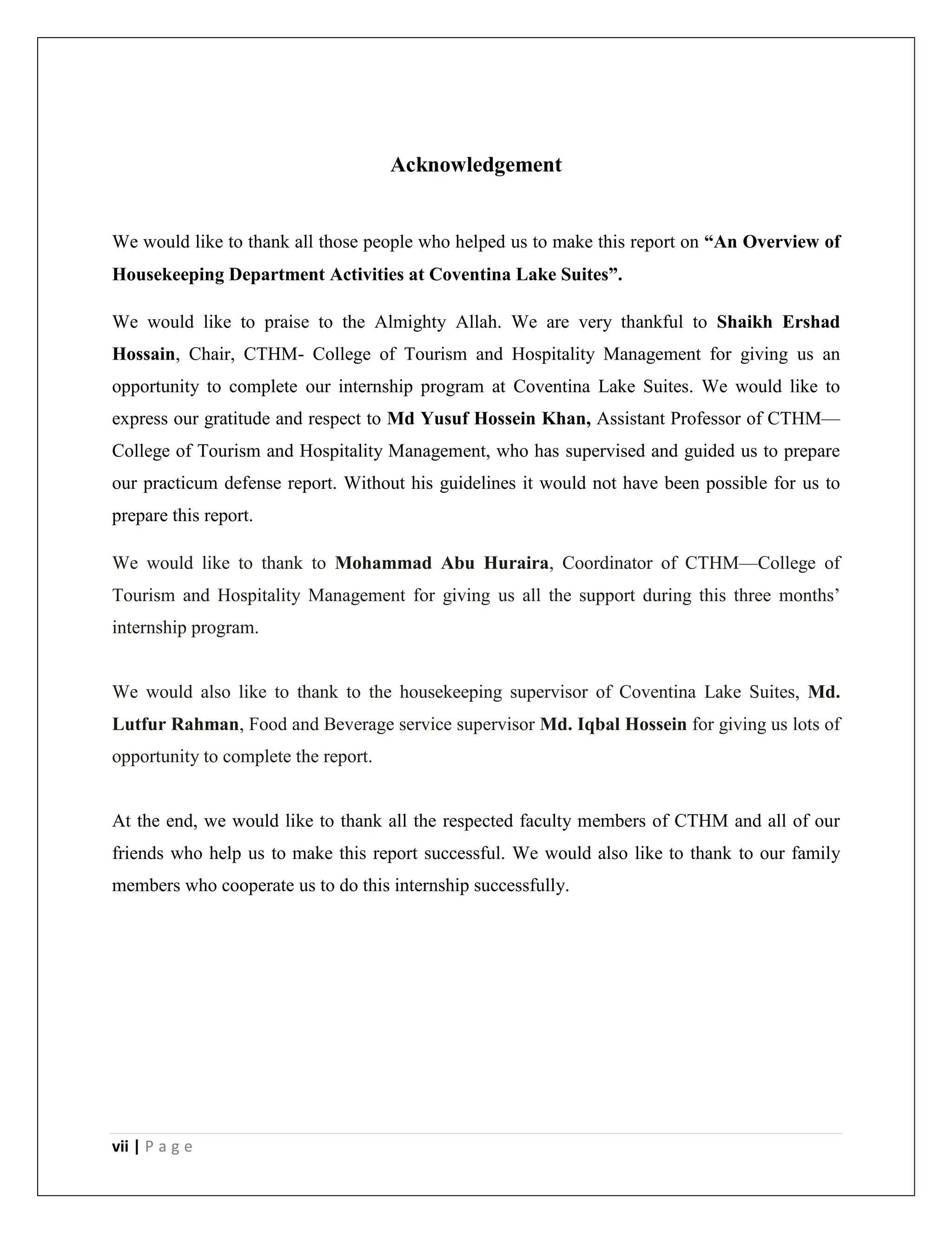 An overview of housekeeping department part 1 | PDF