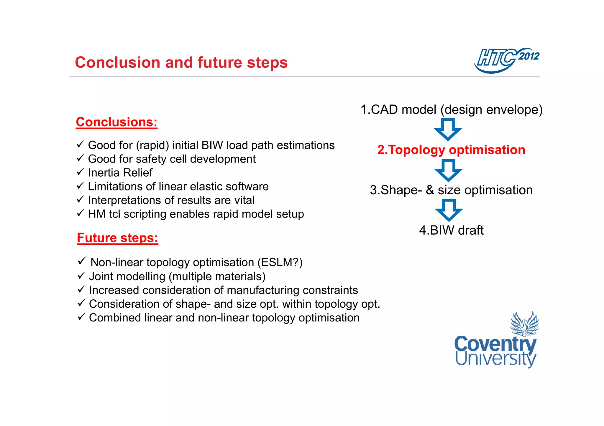 Optimising Full Electric Vehicle Body In White Architecture from a ...