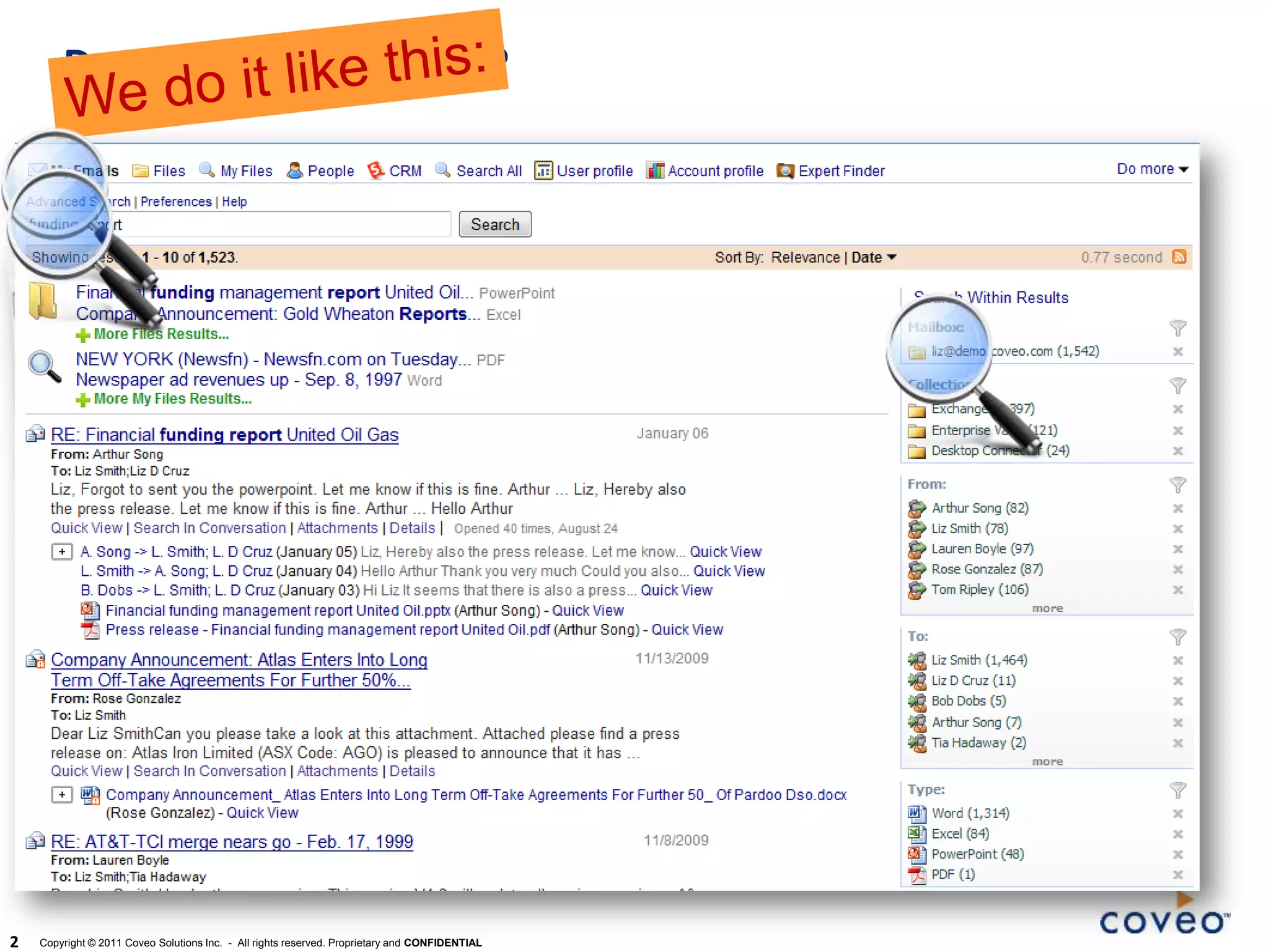 Coveo Search - Product Overview | PPTX | Search | Internet