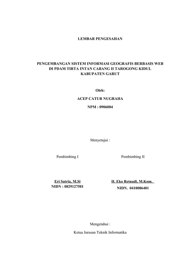 SIG PDAM GARUT | DOC