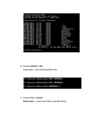 PERINTAH DASAR INTERNAL COMMAND | DOCX
