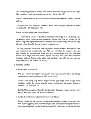 IFFAH DAN MURUAH | DOCX
