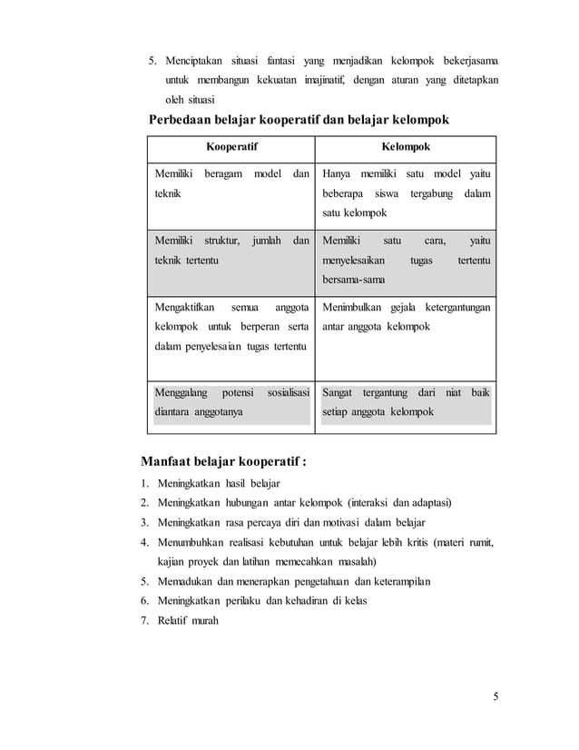 model belajar dan prosedur pembelajaran modul 3 dan 4 | PDF
