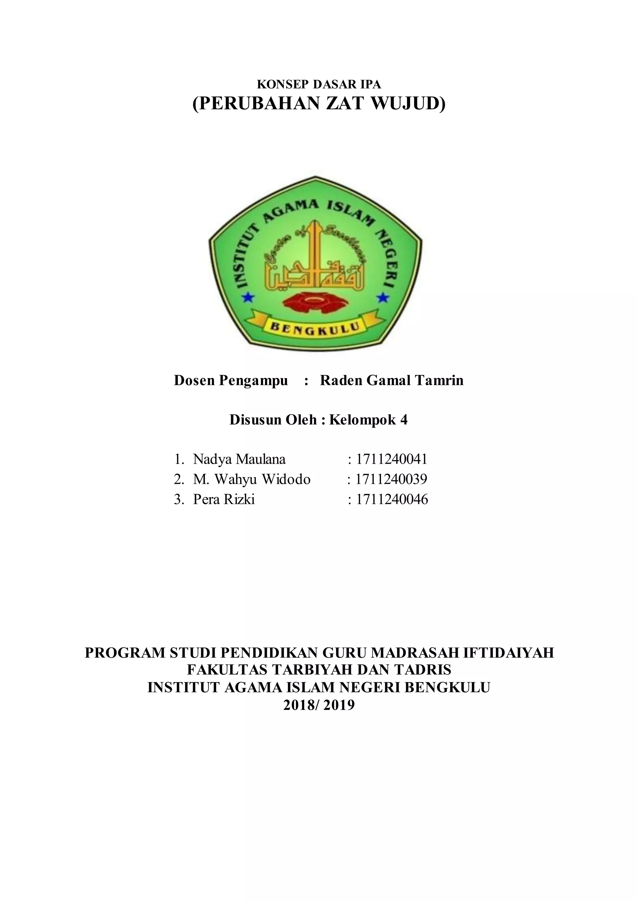 makalah Ipa KEl 4 | PDF