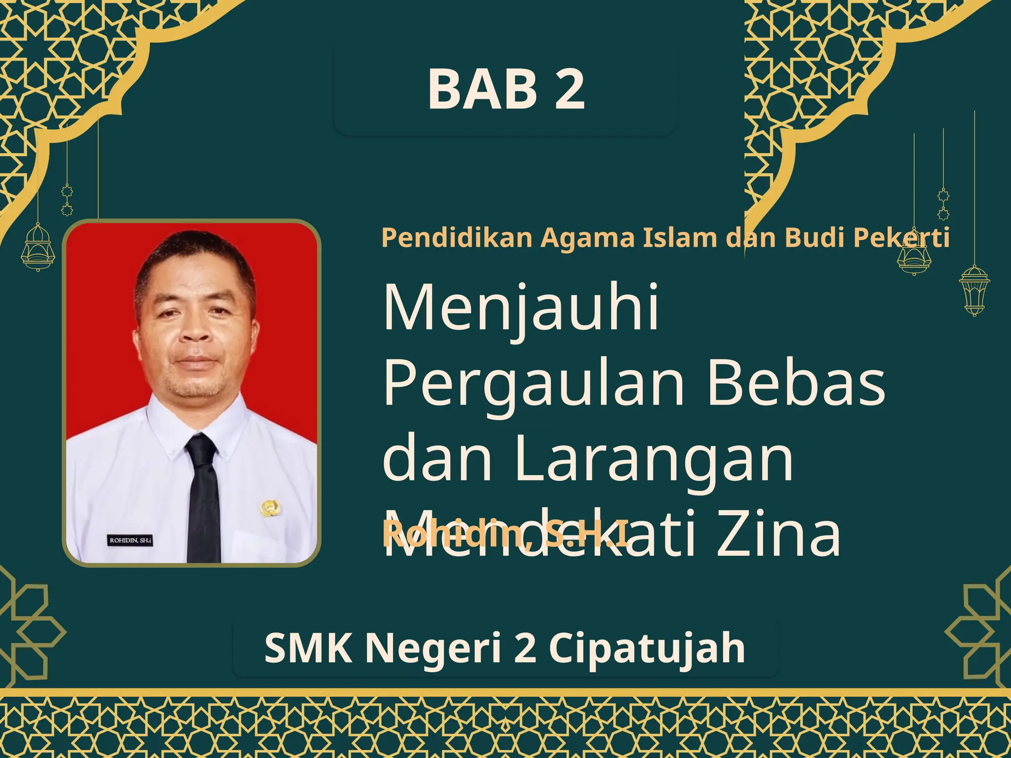 Cover Presentasi Pendidikan Agama dan Budi Pekerti | PPT