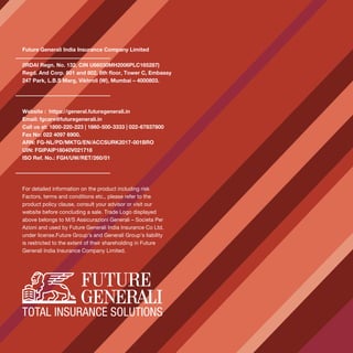 Sports Insurance: Sports Insurance Policy Online | Future Generali | PDF