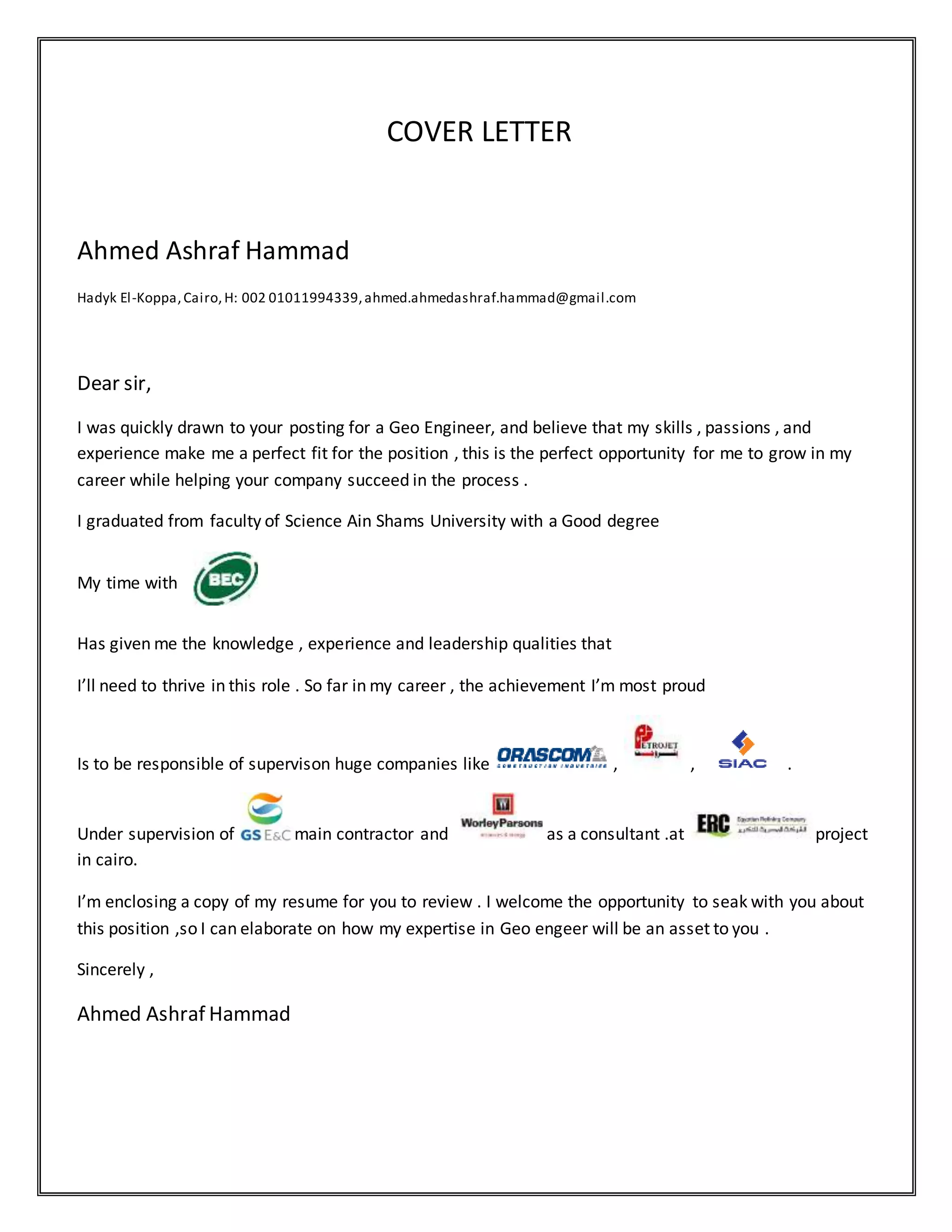 Cover letter-for-cv | DOCX