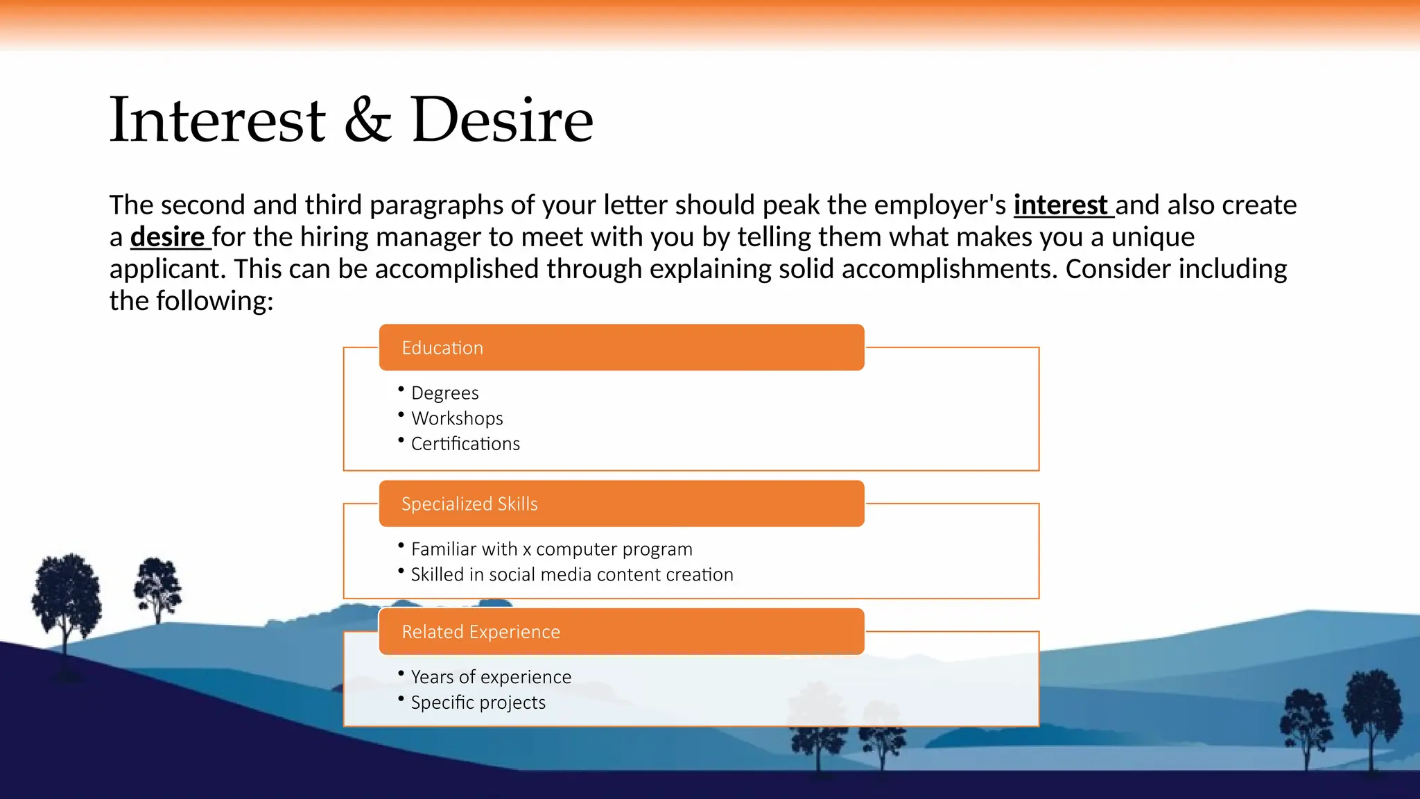 Job education letter for Senior high shcool | PPT