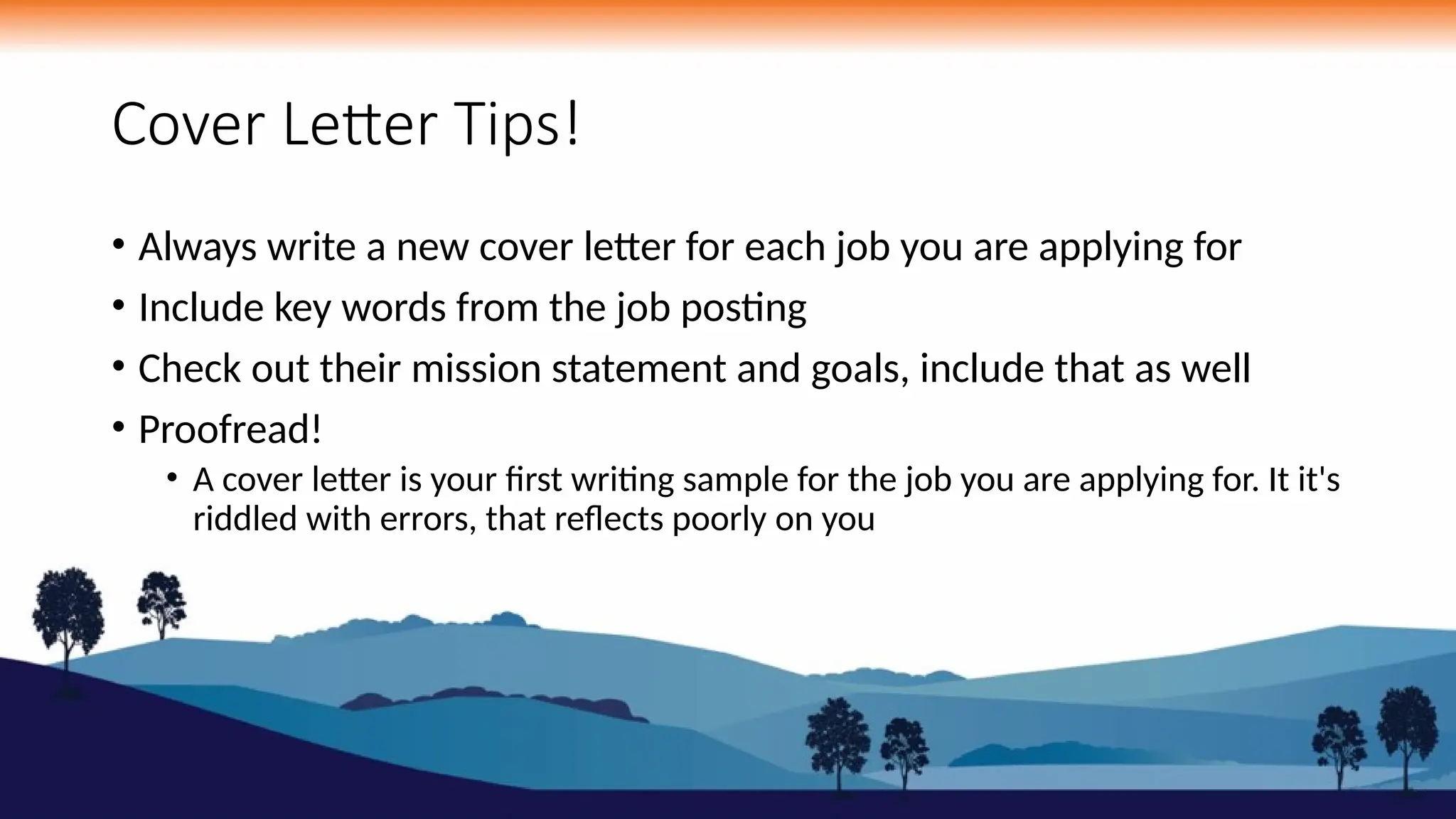 Job education letter for Senior high shcool | PPT