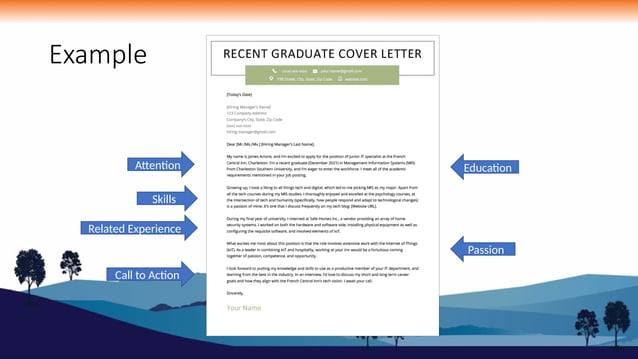Job education letter for Senior high shcool | PPT