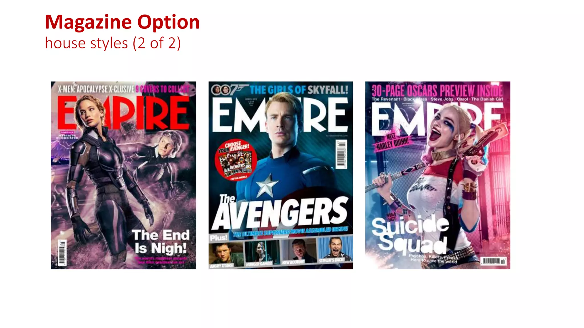 Magazine Cover Terminology | PPTX