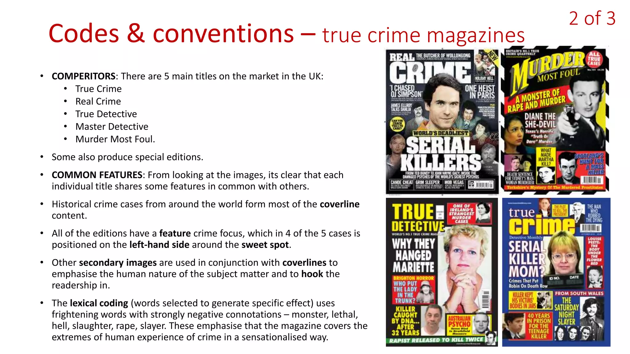 Magazine Cover Terminology | PPTX