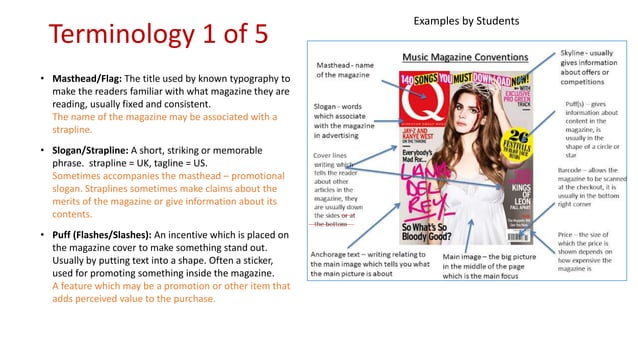 Magazine Cover Terminology | PPTX | Crime & Harmful Acts to Individuals ...