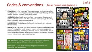 Cover teacher - genre - true crime magazines | PPT