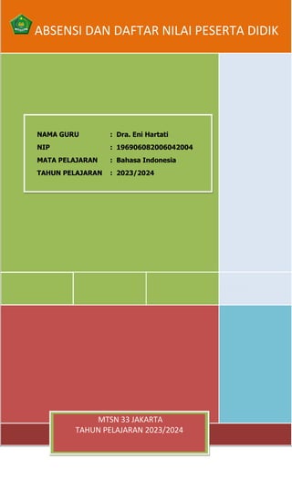 cover absensi dan nilai b eni.docx | Asia Travel | Travel Locations