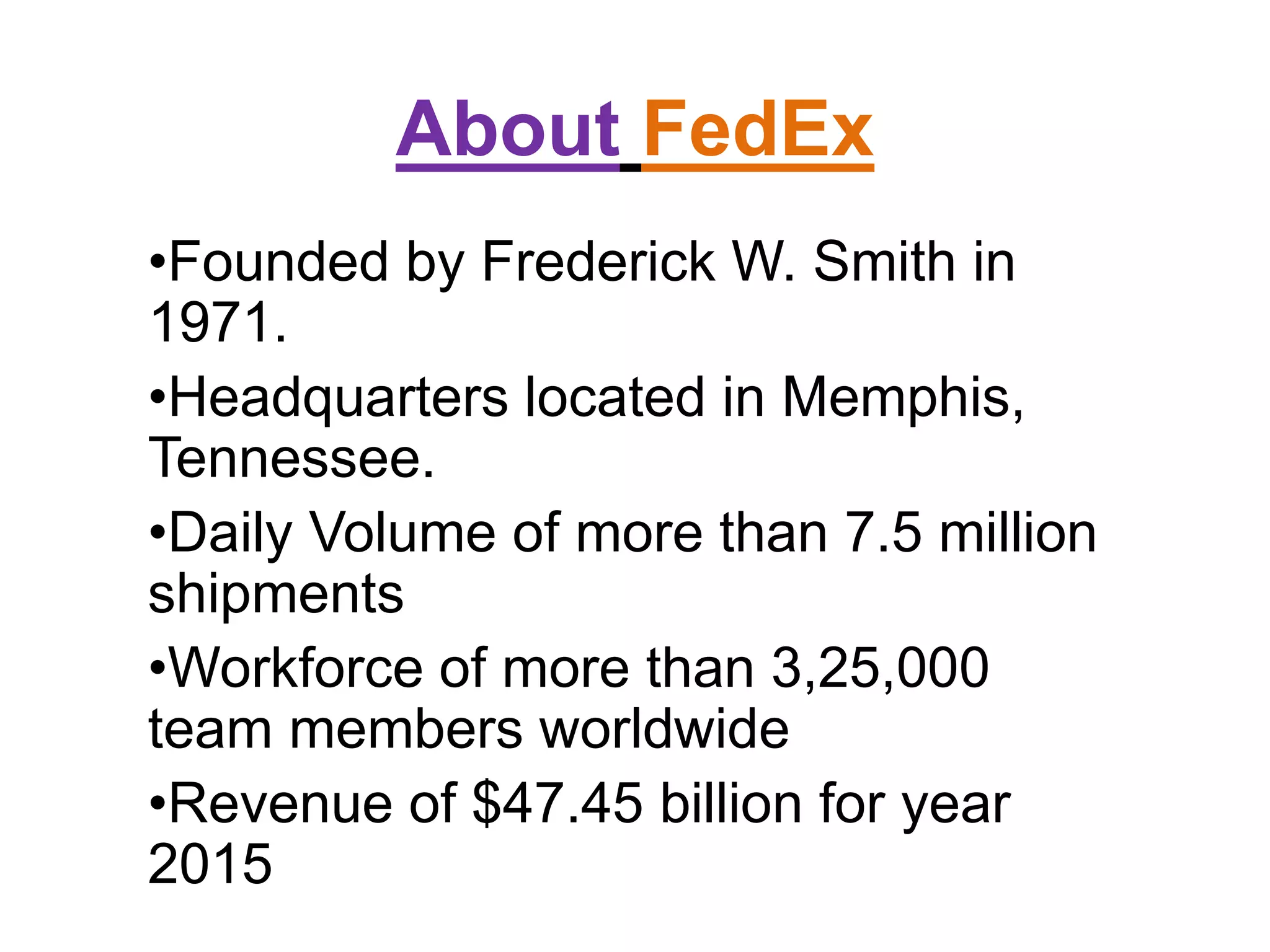 FedEx | PPTX