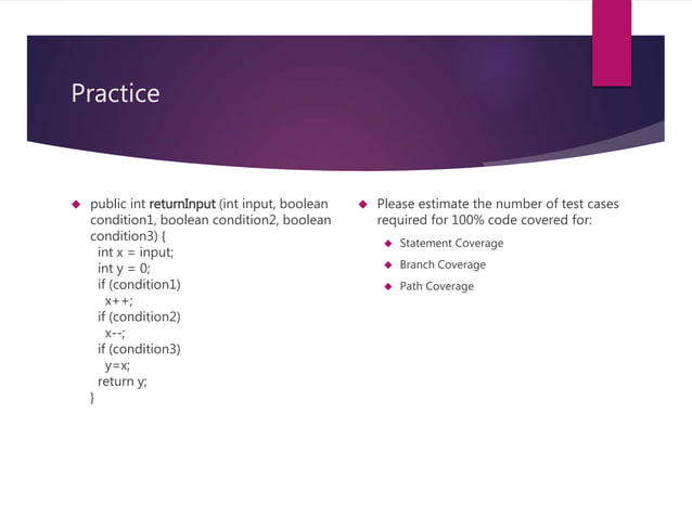 Sciotalks Coverage Based Testing Pptx Programming Languages