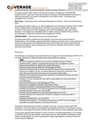 Coverage Bcp Profile 200904 | PDF