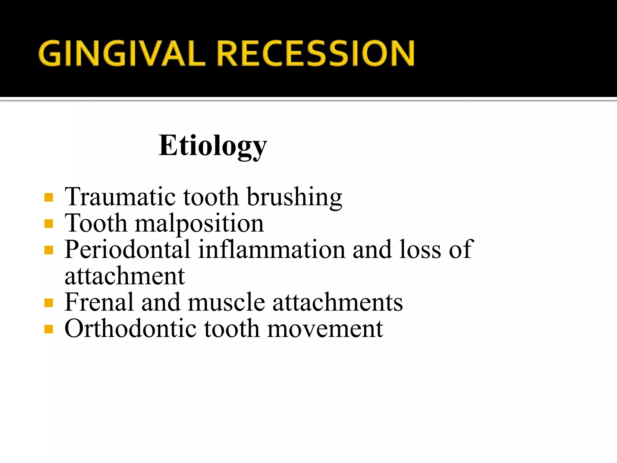Coverage of Gingival Recession and Mucosal Fenestration copy.ppt ...