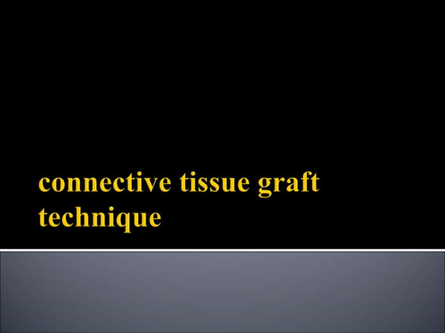 Coverage of Gingival Recession and Mucosal Fenestration copy.ppt ...