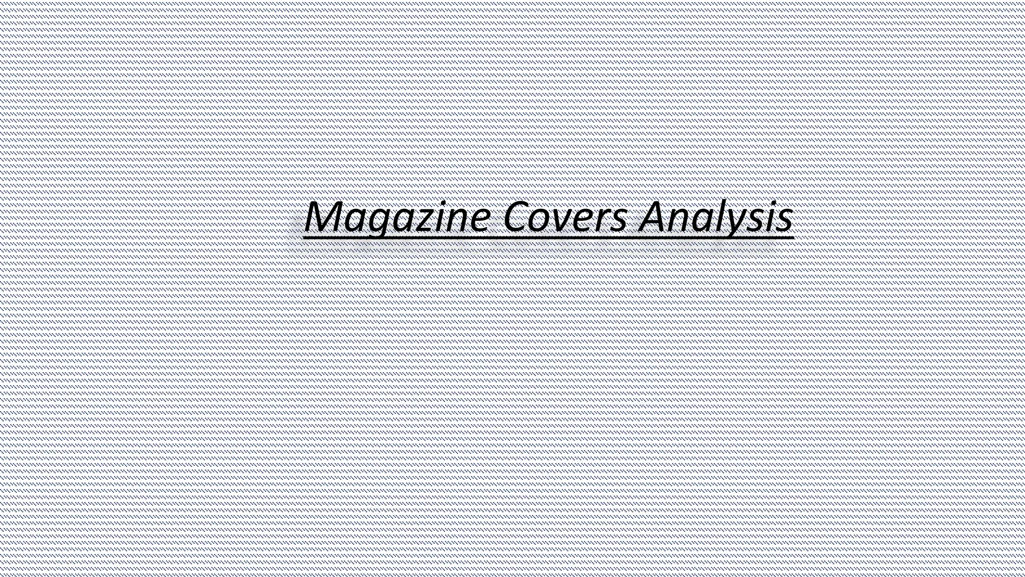 Cover analysis | PPTX