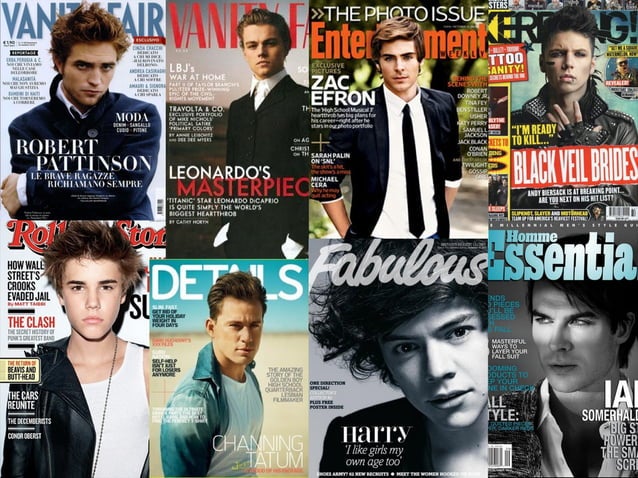 Compare to different magazine covers | PPT