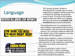 Kerrang Cover Analysis Ppt