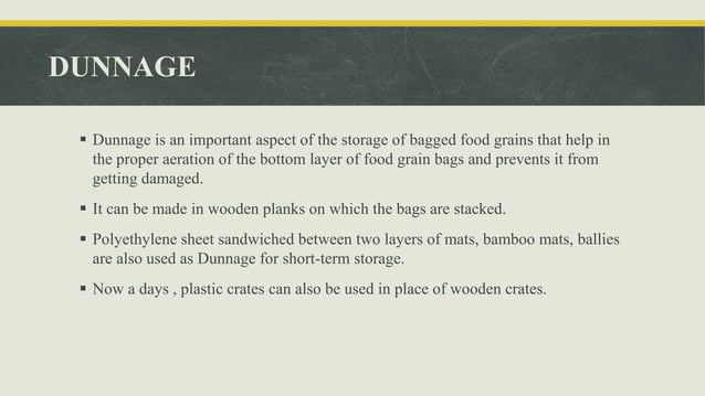COVER AND PLINTH STORAGE SYSTEM USED IN FOOD.pptx | Agriculture ...
