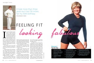 Active Magazine - Cover Story "Fit and fabulous at 50" | PDF