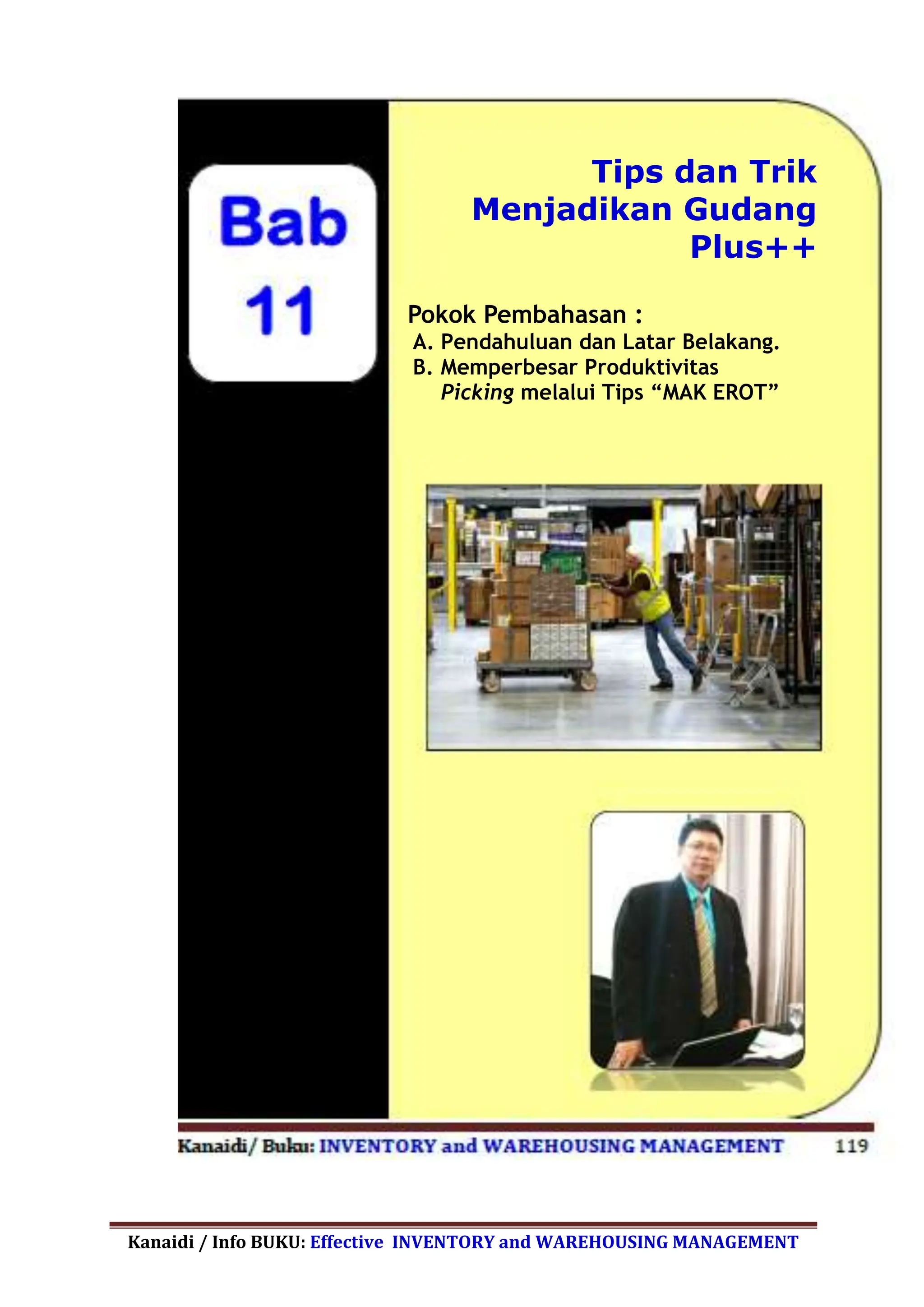 Info ... Buku _"Effective INVENTORY and WAREHOUSING MANAGEMENT ...