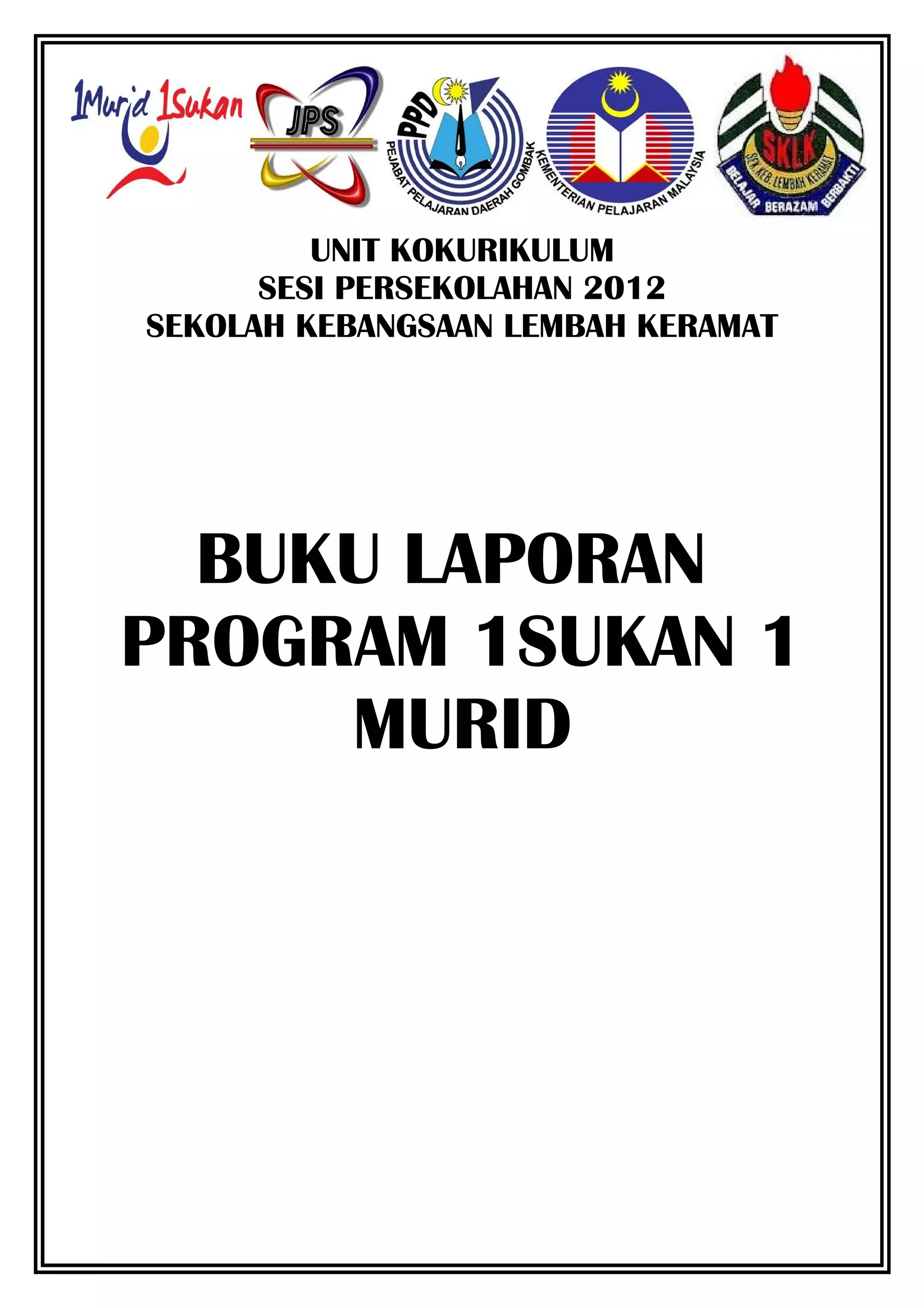 Cover buku laporan 1 m1s | DOC
