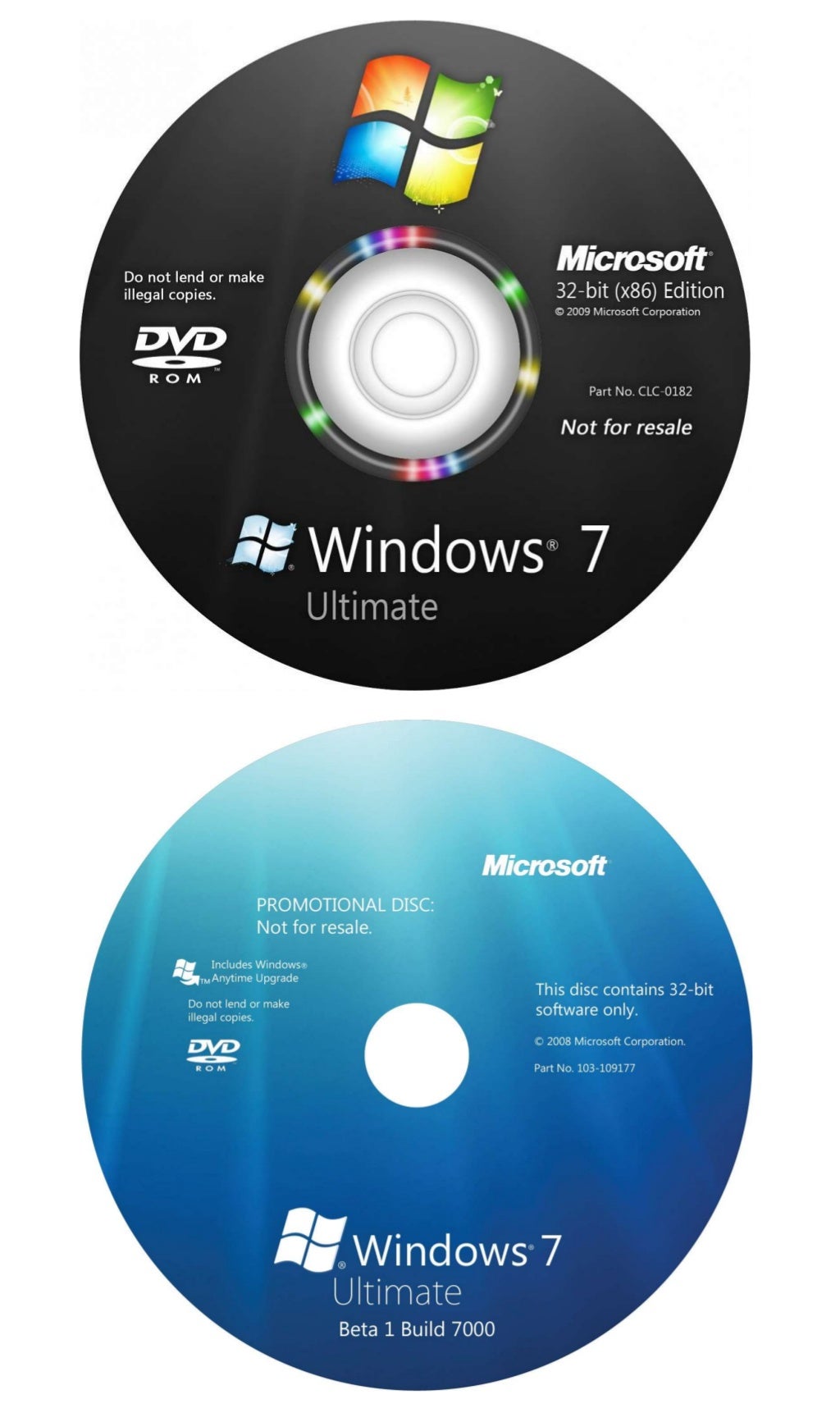 Cover cd win 7