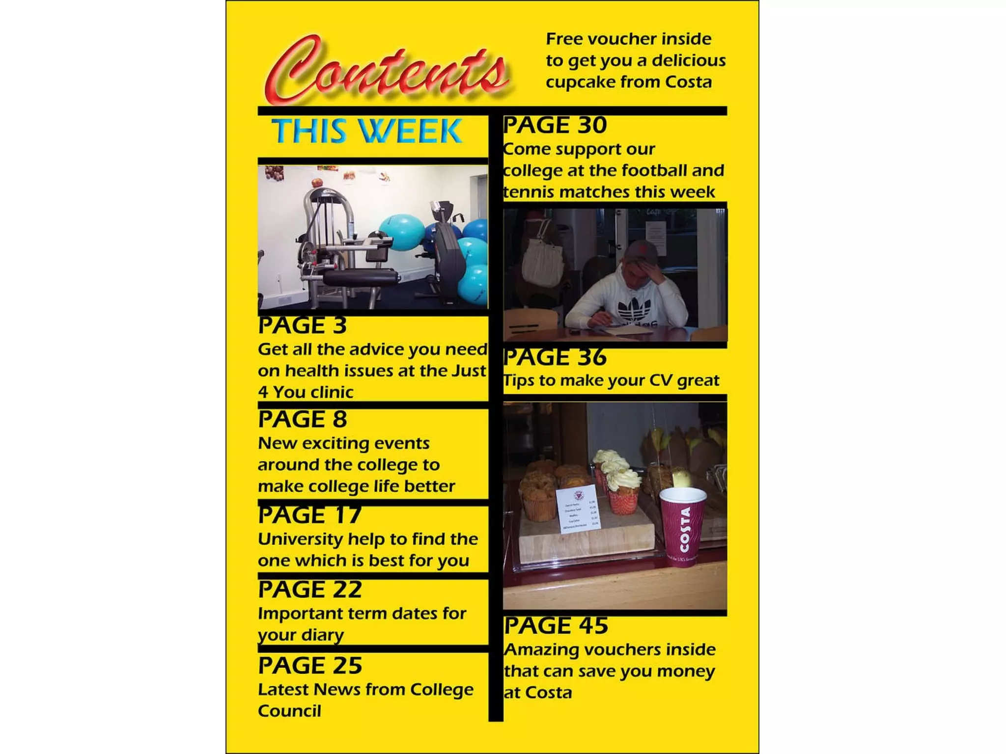 Cover, contents page and drafts | PPT