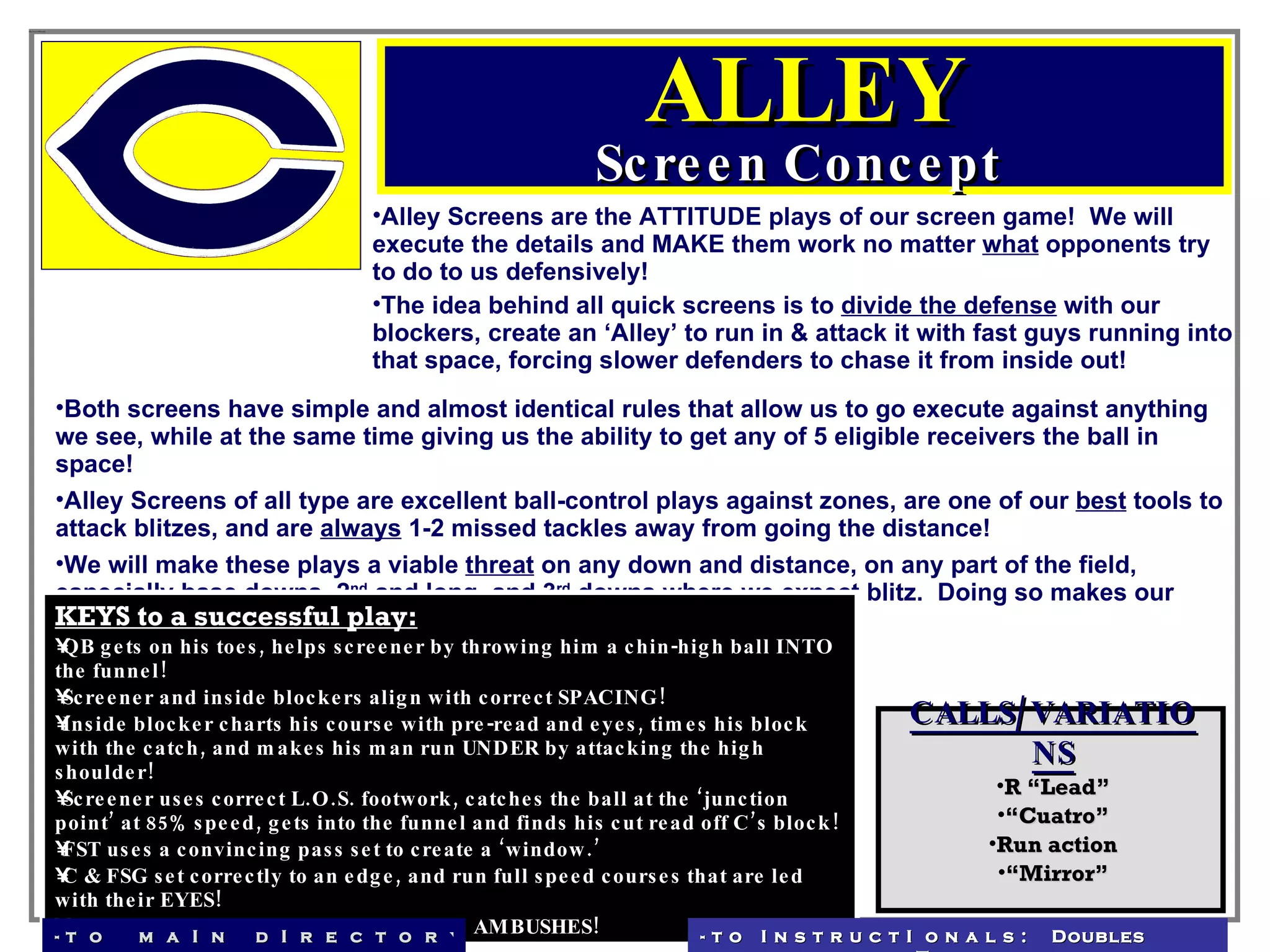 Coverdale Alley Screen | PPT