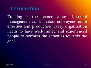 Coverdale training | PPTX