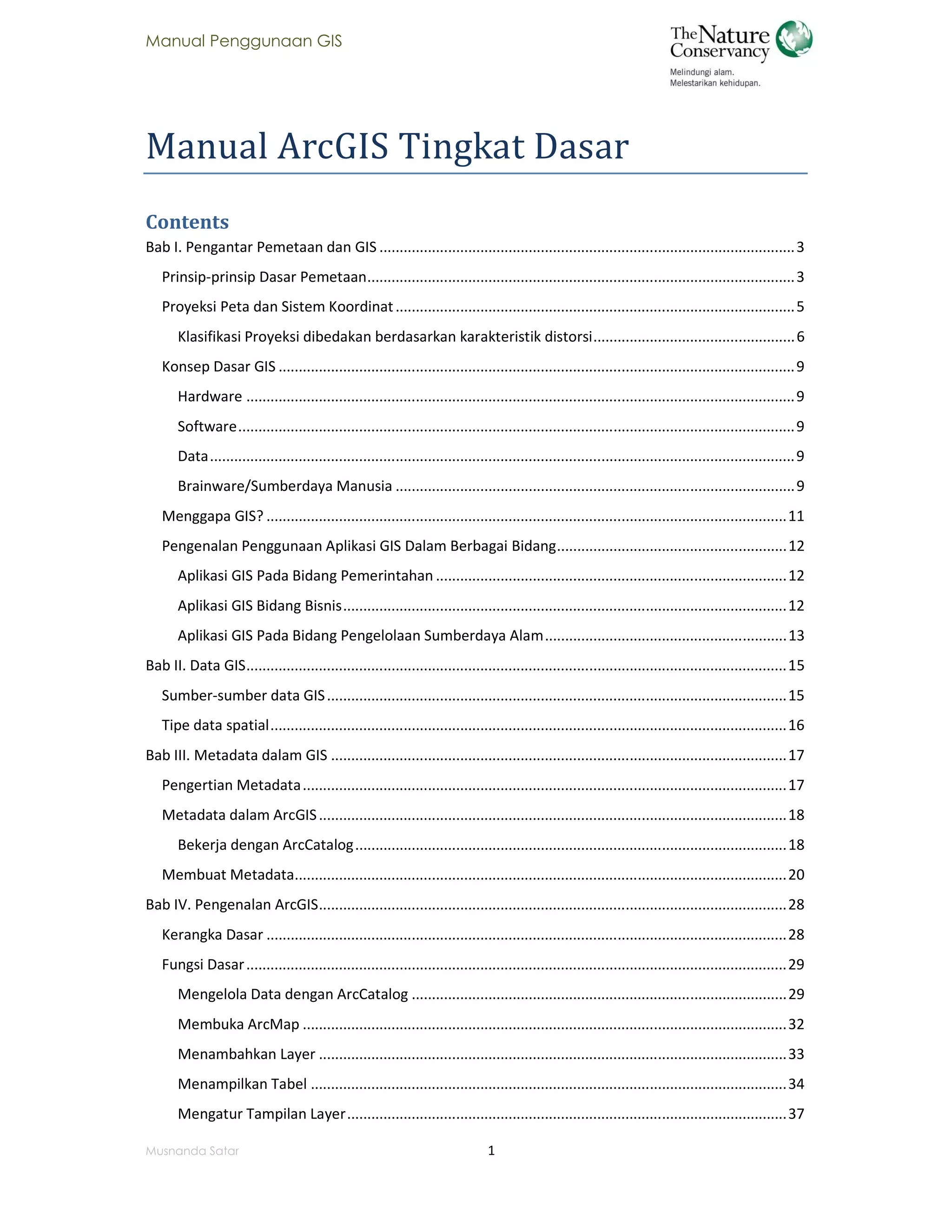 Manual ArcGIS | PDF