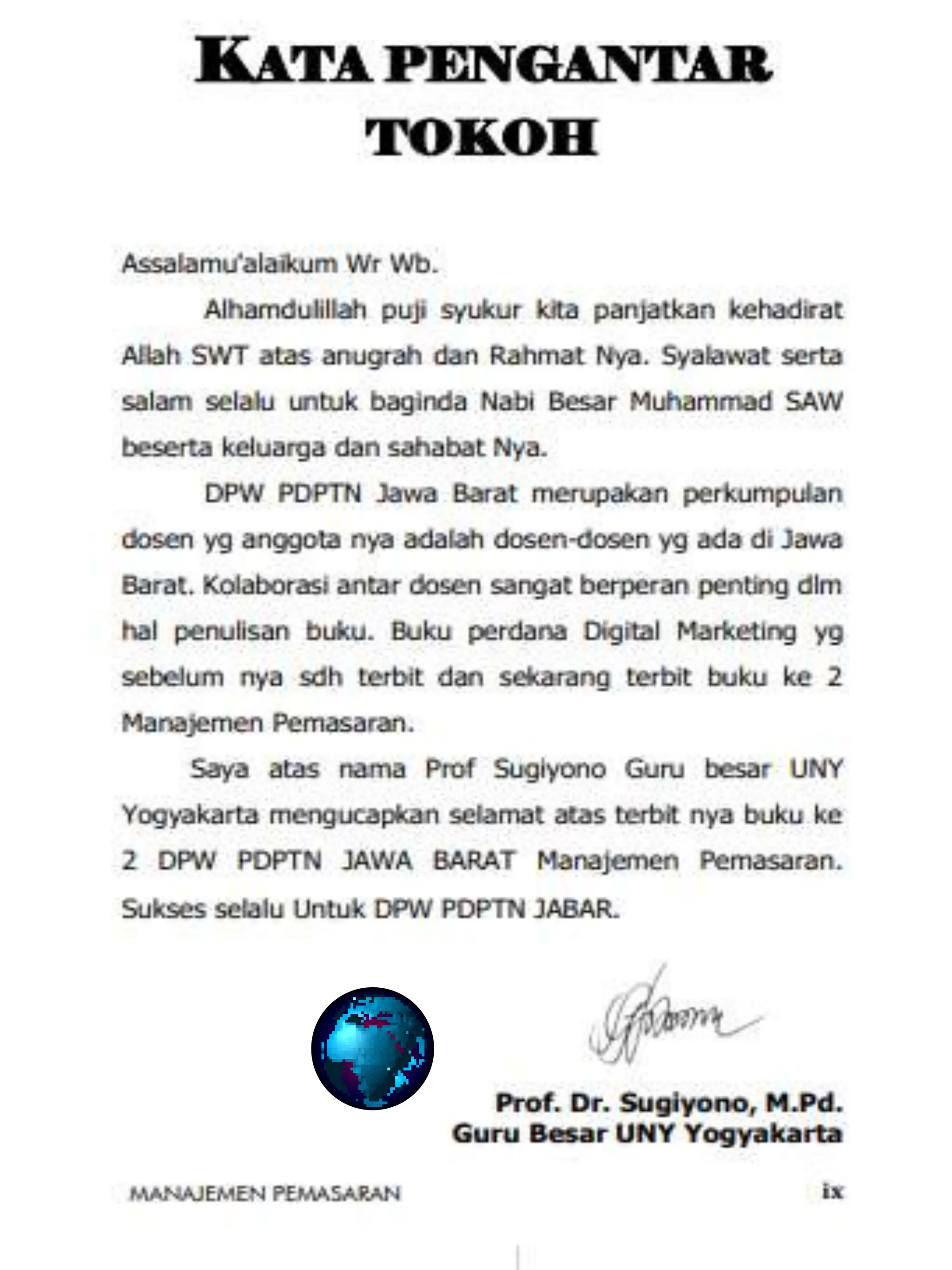 Telah TERBIT & sdh Bisa DIPESAN _Buku "MANAJEMEN PEMASARAN ...