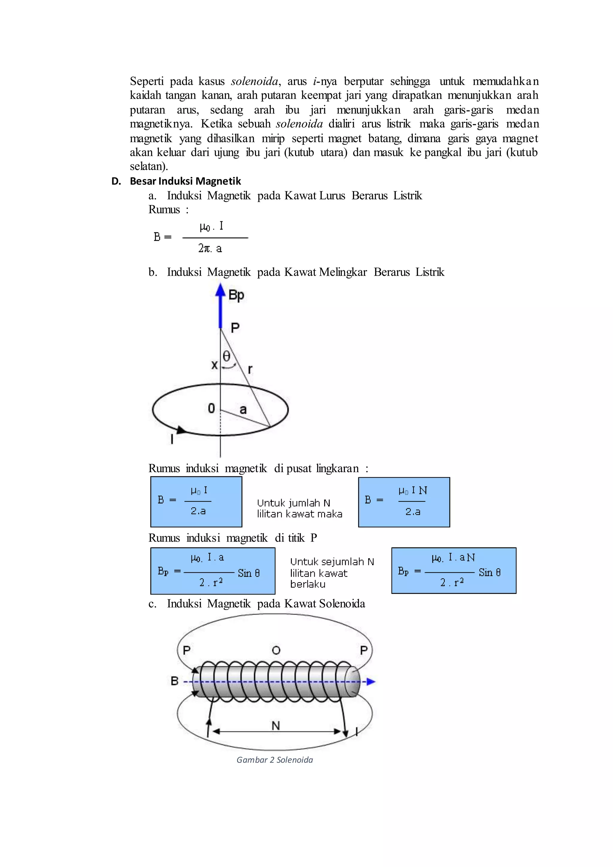 Laporan Praktikum Fisika Medan Magnet (Solenoida/Paku) | DOCX