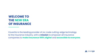CoverGo - InsurTech Innovation Award 2022 | PPTX