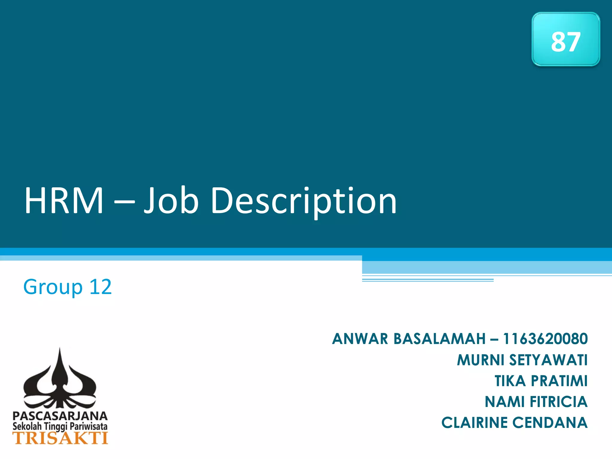 Cover hrm lengkap | PPT