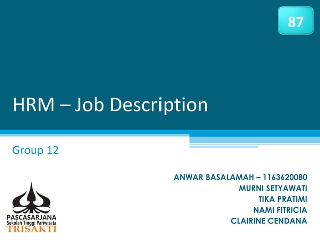 Cover hrm lengkap | PPT