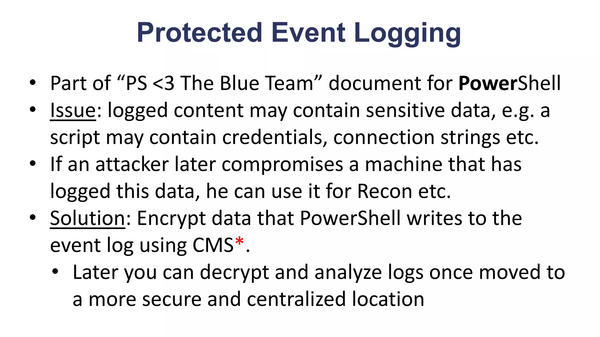 Try {stuff} Catch {hopefully not} - Evading Detection & Covering Tracks ...